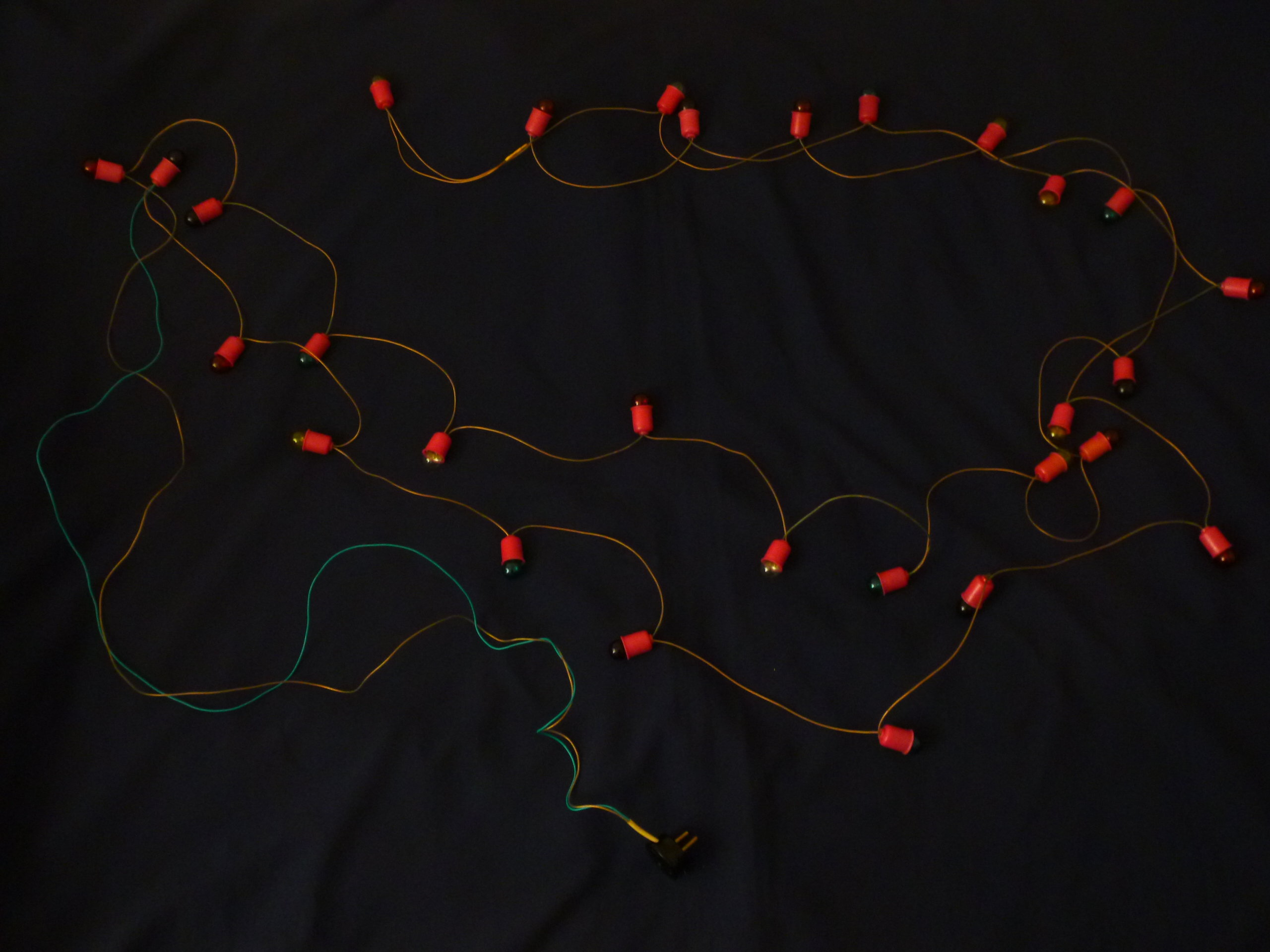 Vintage Soviet electric garland, Vintage Christmas lights - Inspire Uplift