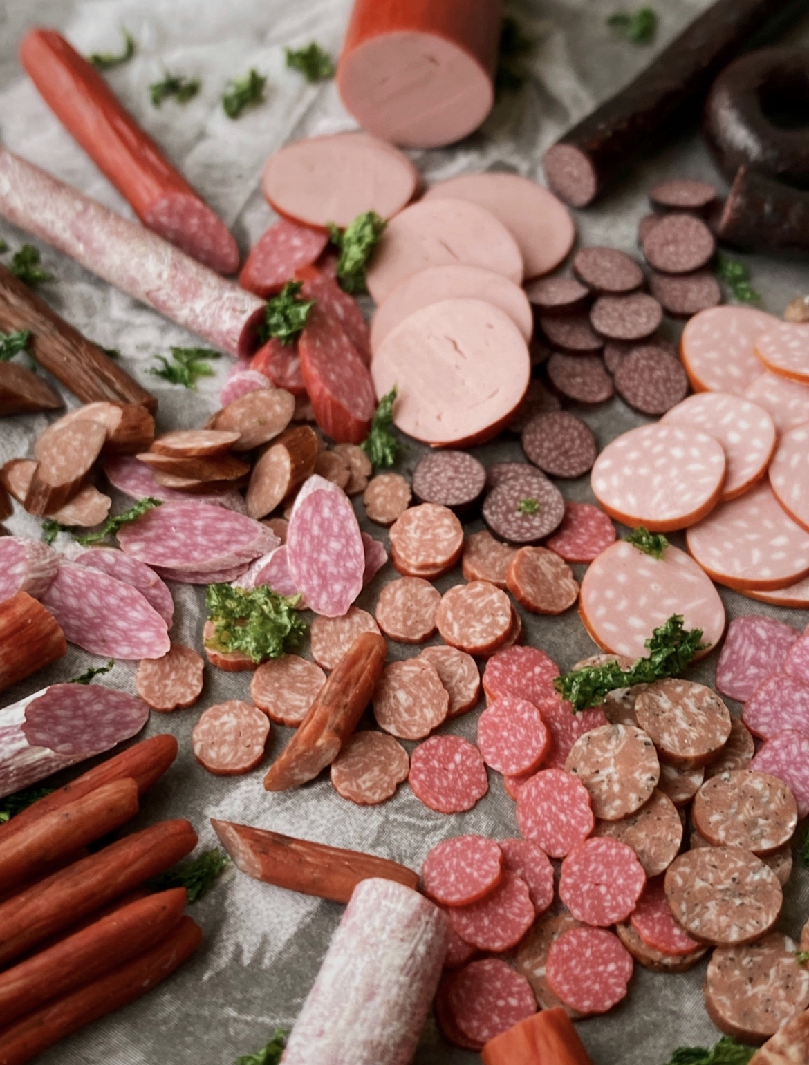 Miniature sausages, salami. TUTORIAL polymer clay. Mini food - Inspire ...