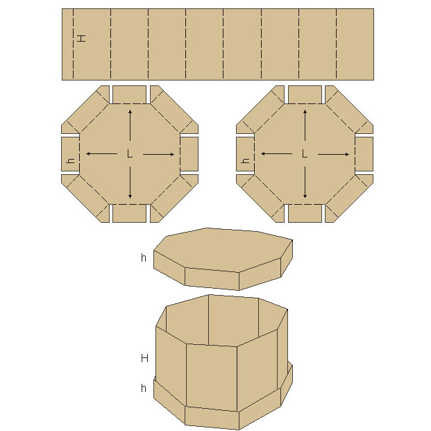 Gift box template. | Inspire Uplift