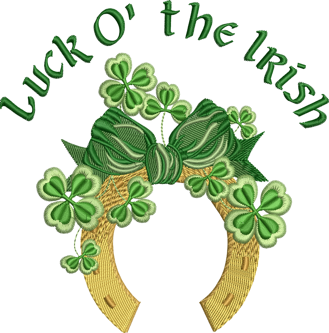 Luck O the Irish Machinembr design in 7 formats and 2 sizes - Inspire ...