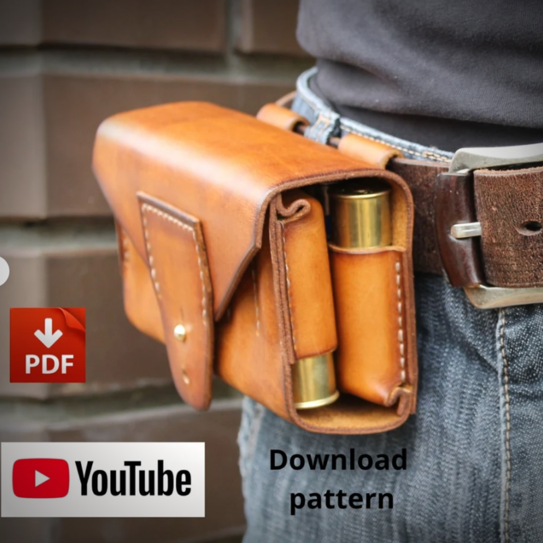 PDF pattern leather Bandolier for 12 rounds of 12 gauge. OTH - Inspire ...