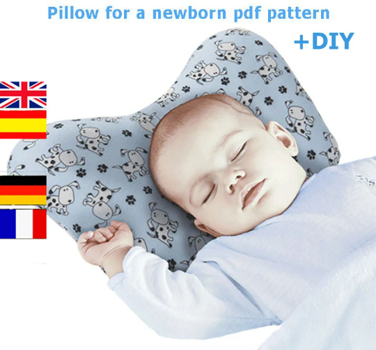 Crib pillow pattern, Newborn pillow pattern, Newborn cushion | Inspire ...