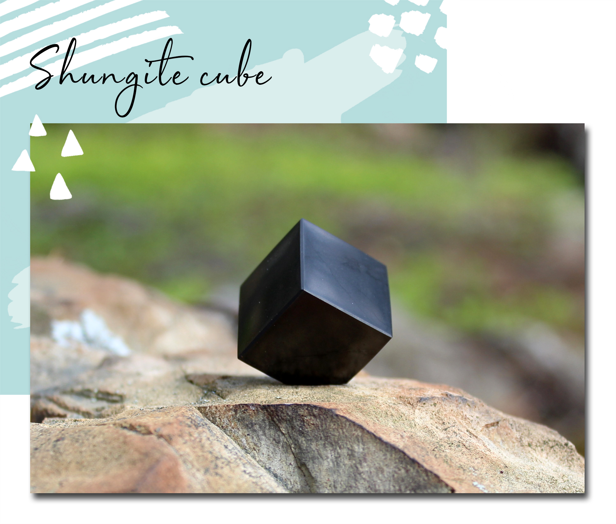 Shungite cube. Shungite office EMF protection. Positive ener | Inspire ...