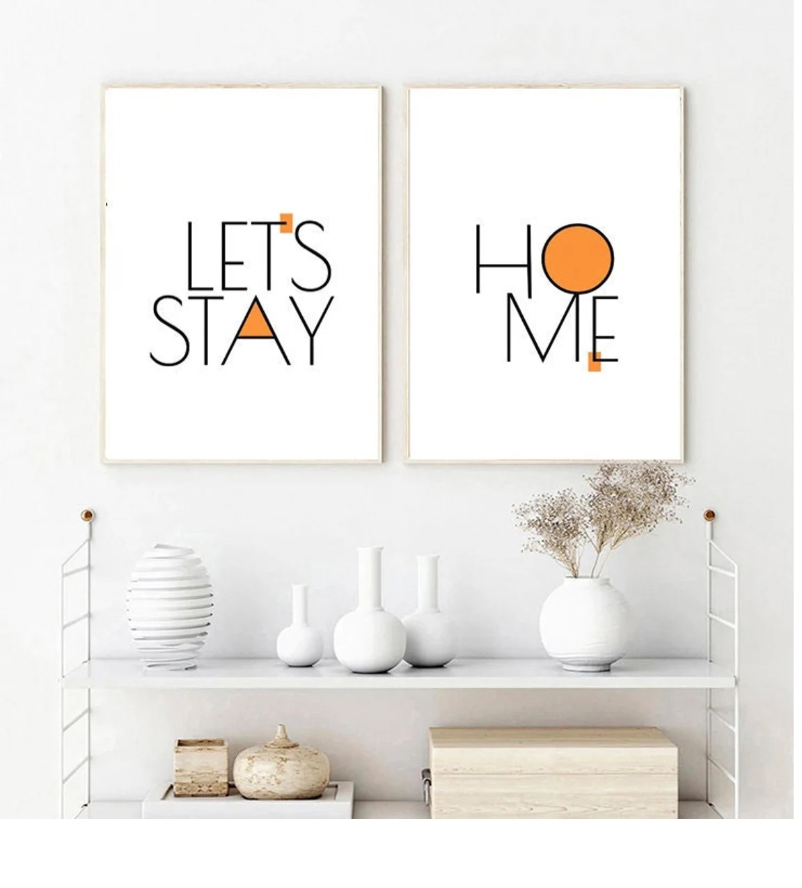 Lets Stay Home Print Set Lets Stay Home Sign Let's Stay Home - Inspire ...