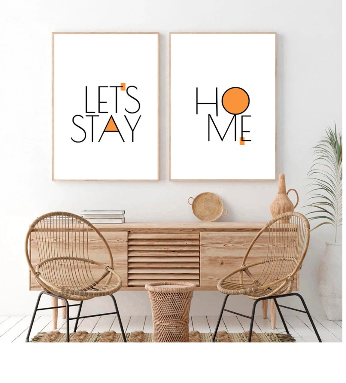 Lets Stay Home Print Set Lets Stay Home Sign Let's Stay Home - Inspire ...