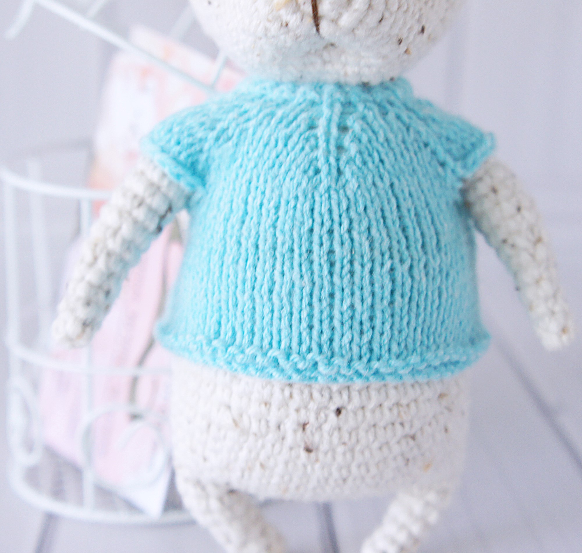 Baby Bunny rabbit doll, Cute bunny toy, Stuffed animal toy - Inspire Uplift