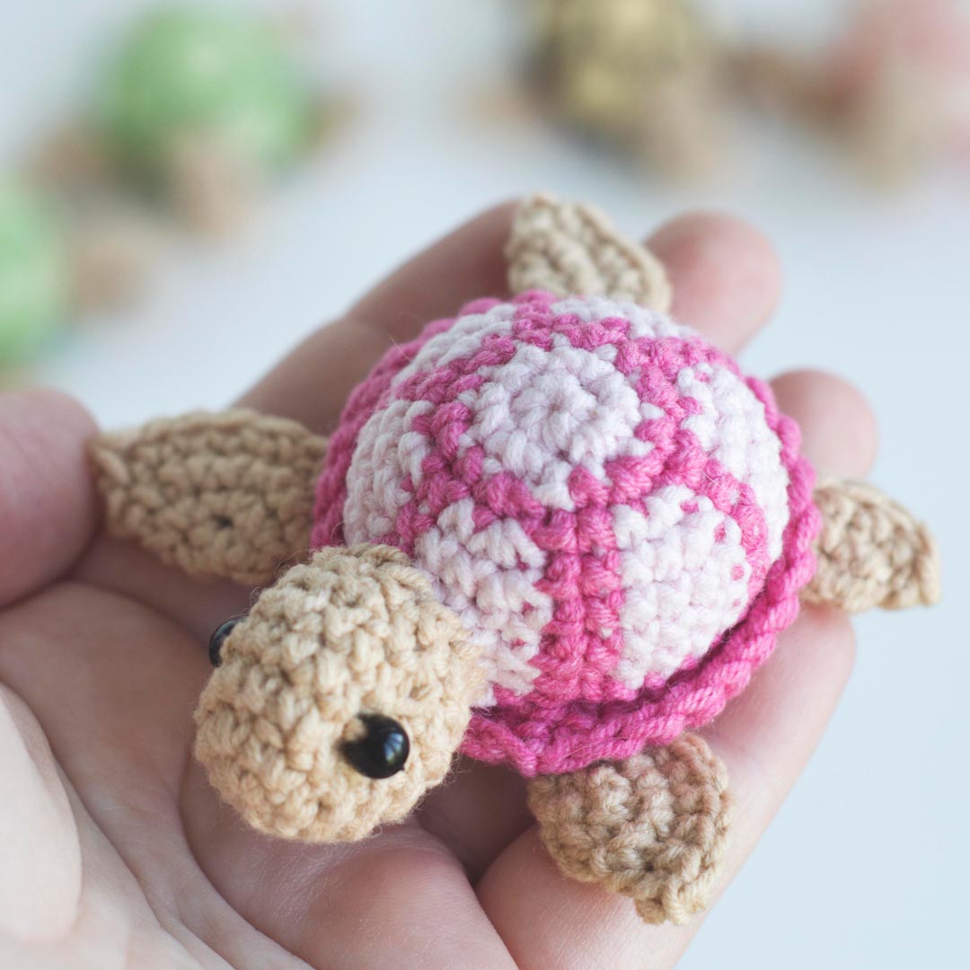 PDF Crochet Pattern, Crochet baby turtles, turtle shell, Suc - Inspire ...