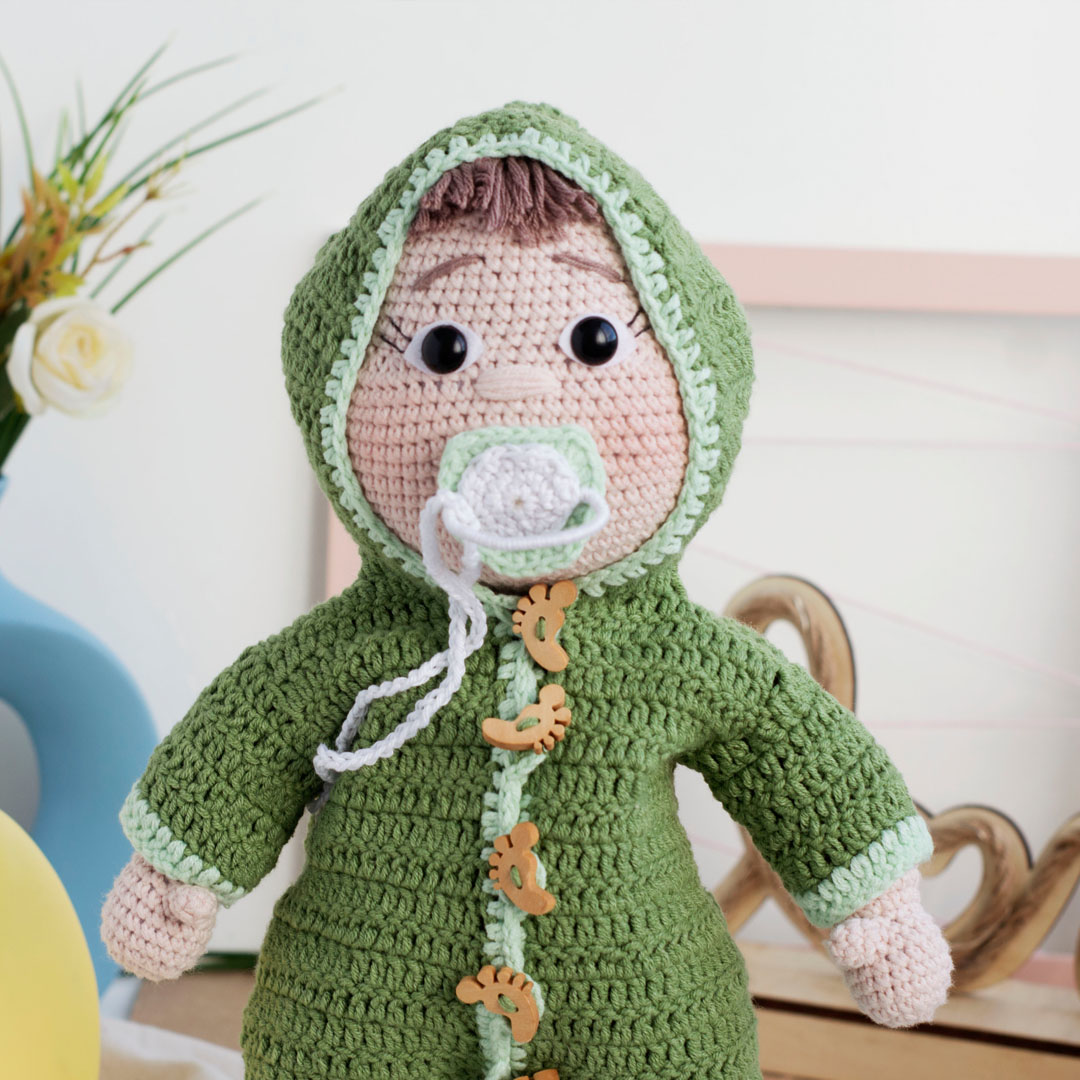 PDF Pattern Crochet Doll, Baby doll pattern, Crochet doll cl - Inspire ...