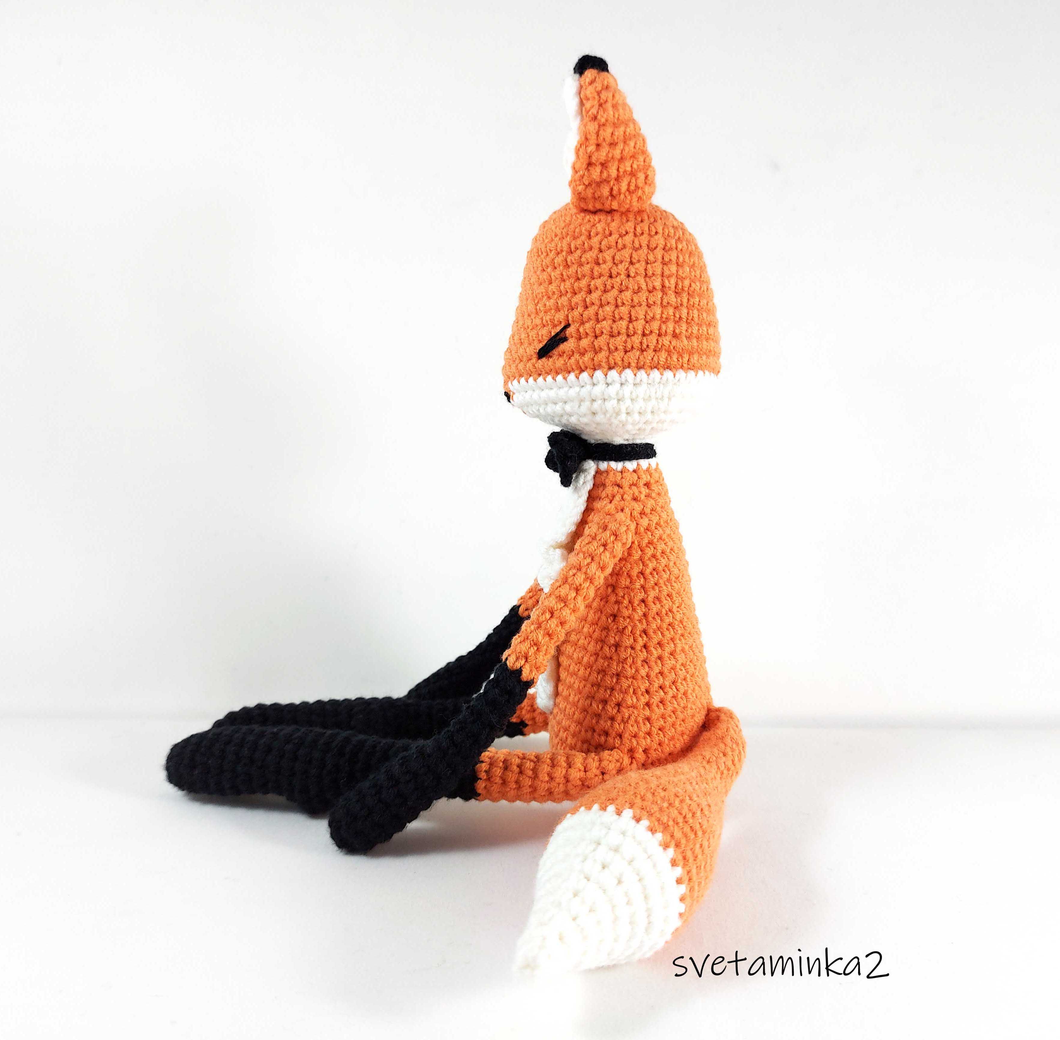Fox Crochet Pattern Fox Amigurumi Pattern Red Fox Crochet Pa - Inspire ...