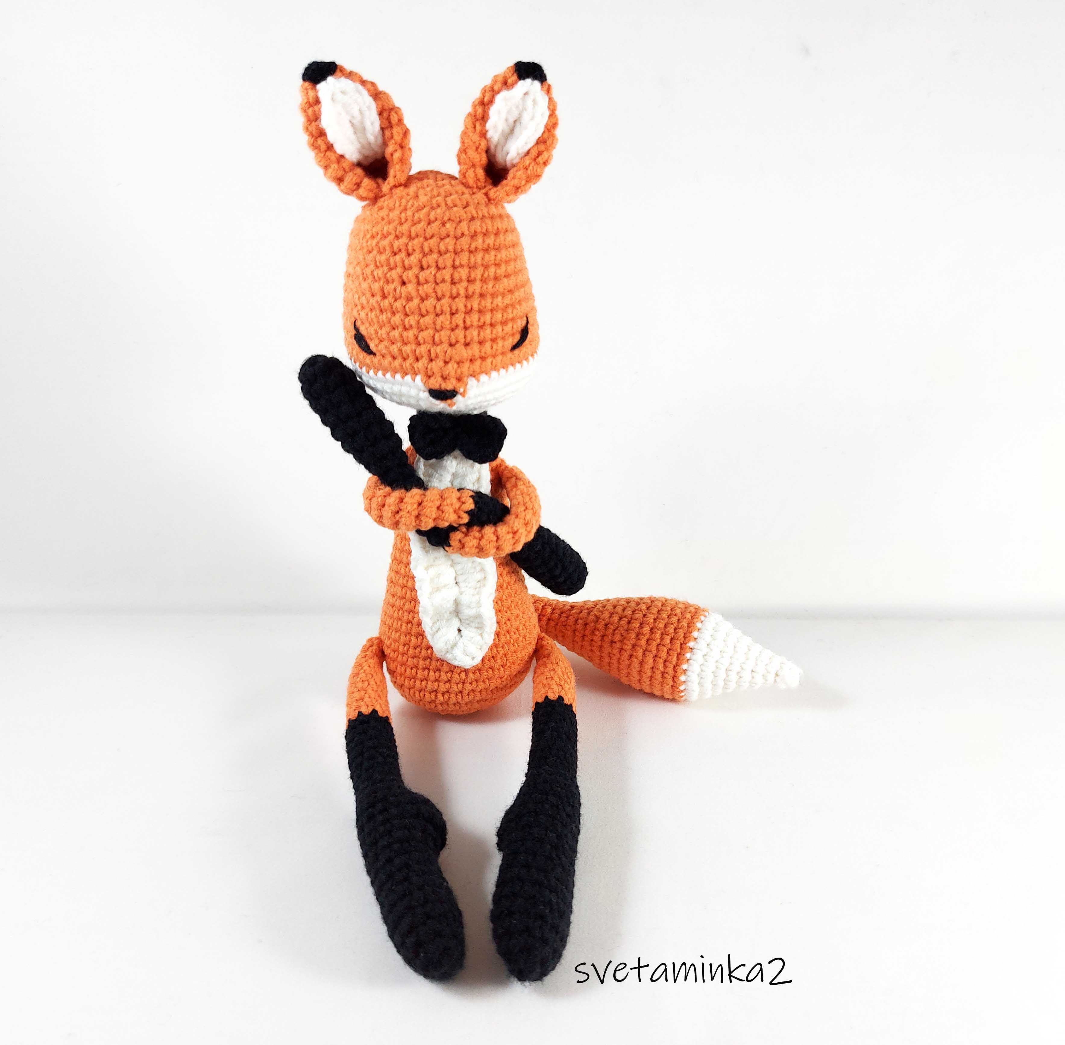 Fox Crochet Pattern Fox Amigurumi Pattern Red Fox Crochet Pa - Inspire ...