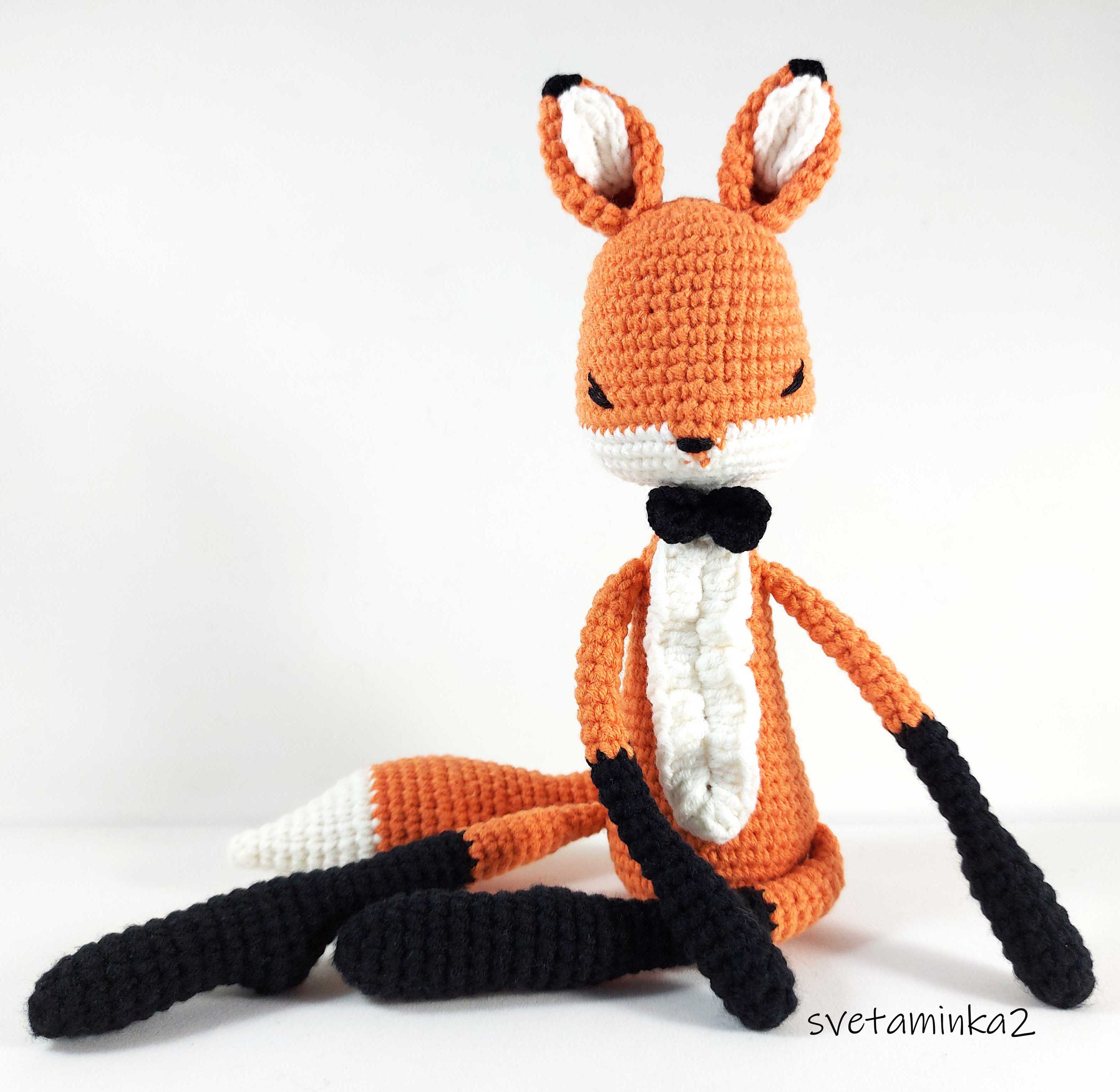Fox Crochet Pattern Fox Amigurumi Pattern Red Fox Crochet Pa - Inspire ...
