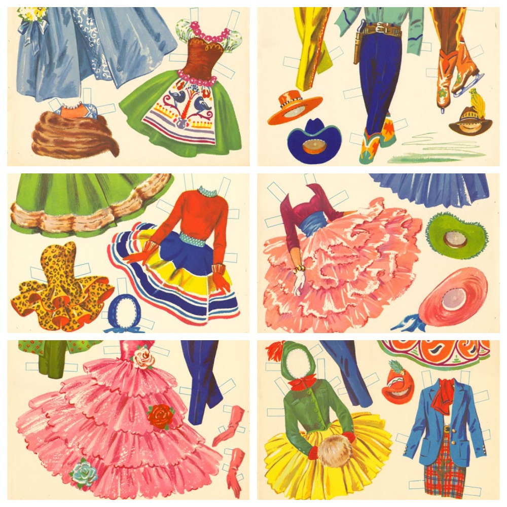 Digital | Vintage Paper Doll | Printable - Print - Cut - Pla - Inspire ...