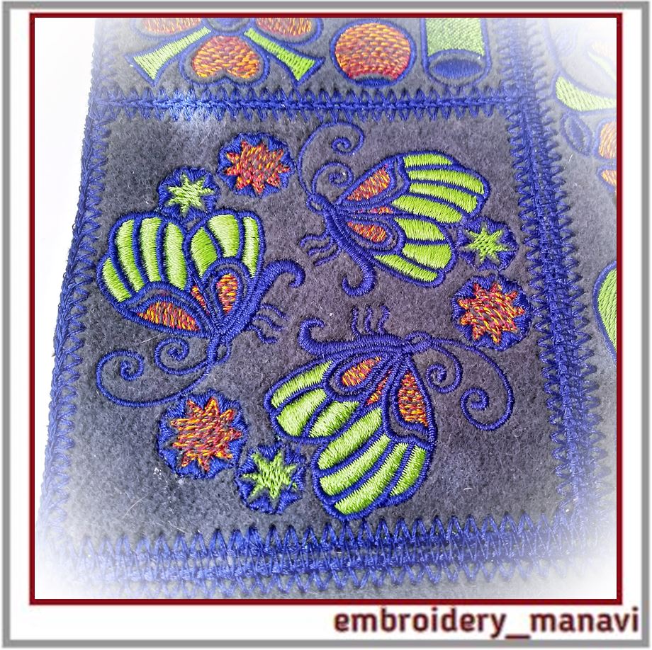Machine Embroidery designs set with Moths embroidery files - Inspire Uplift