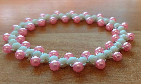 Pearl bracelet pattern / Tutorial / Pdf / Beads bracelet man | Inspire ...