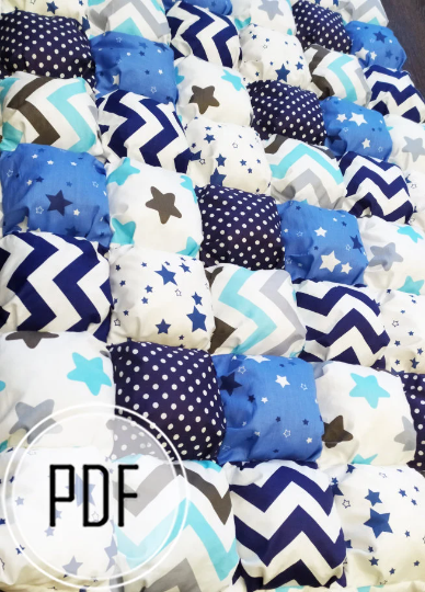 Patchwork blanket pattern / Patchwork baby blanket diy | Inspire Uplift