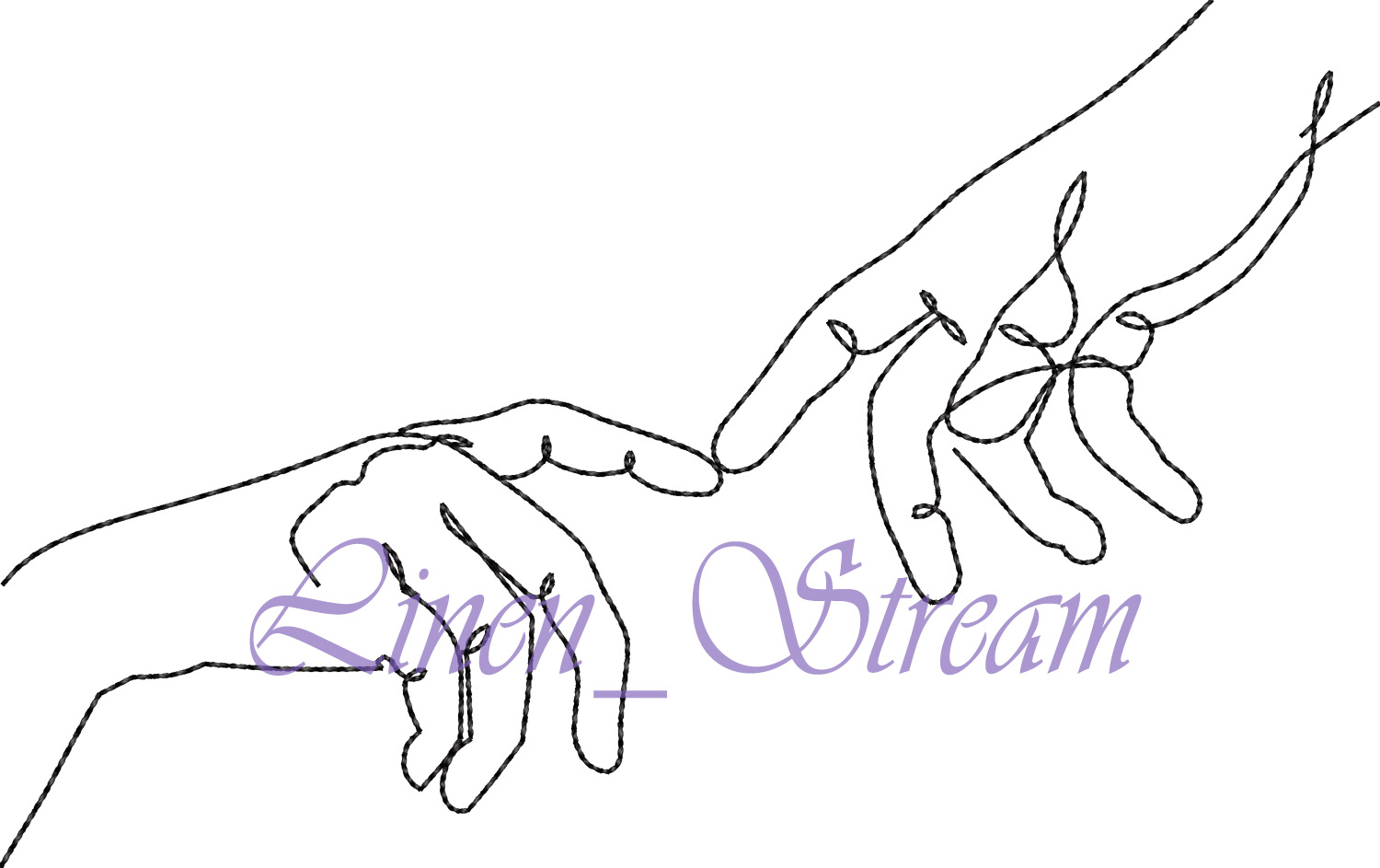 Hands 3.One Machine embroidery design in 8 formats and 5 siz - Inspire ...