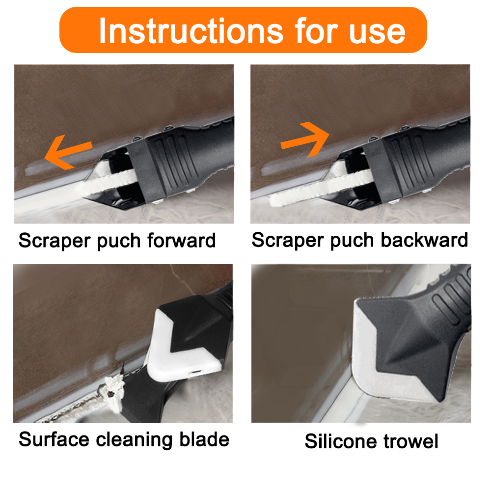 7 In 1 Silicone Caulking Scraper Tool - Inspire Uplift