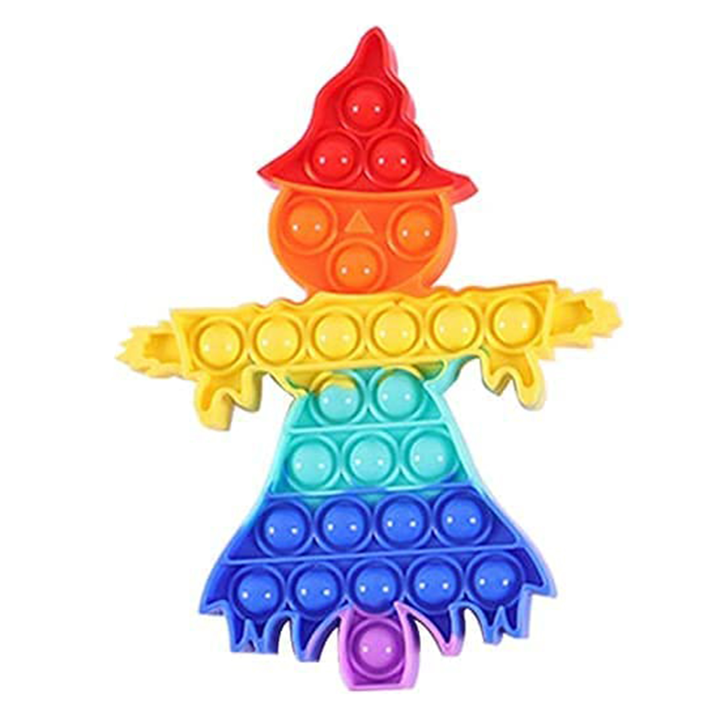 Halloween scarecrow Pop It fidgets toy-Assorted Wholesale - Inspire Uplift