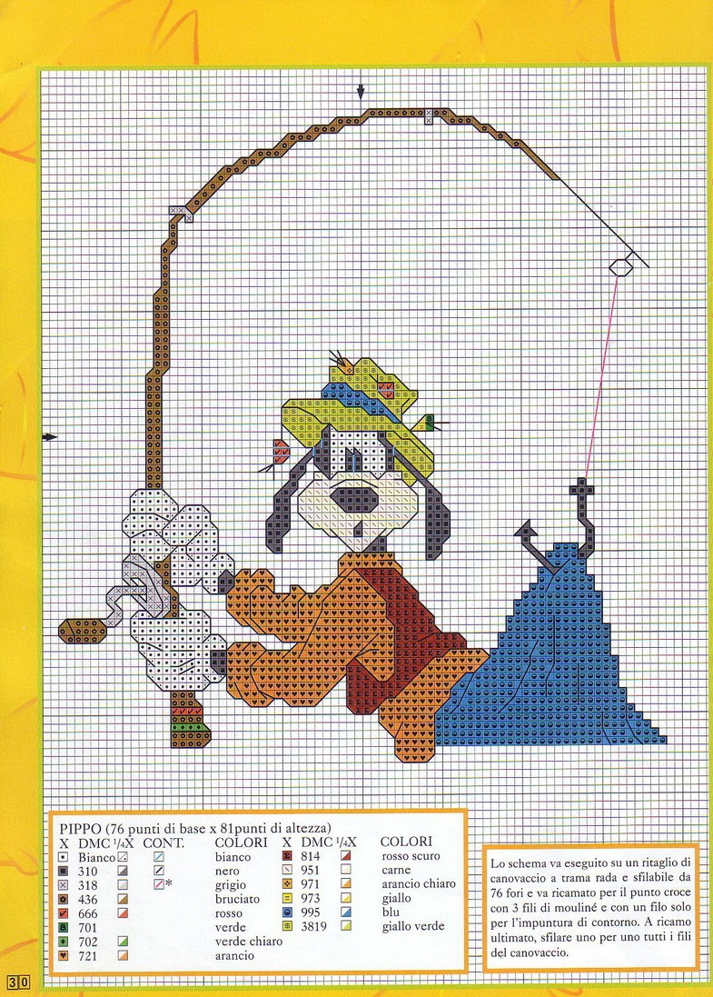 Digital - Vintage Cross Stitch Pattern - Disney Characters - - Inspire ...