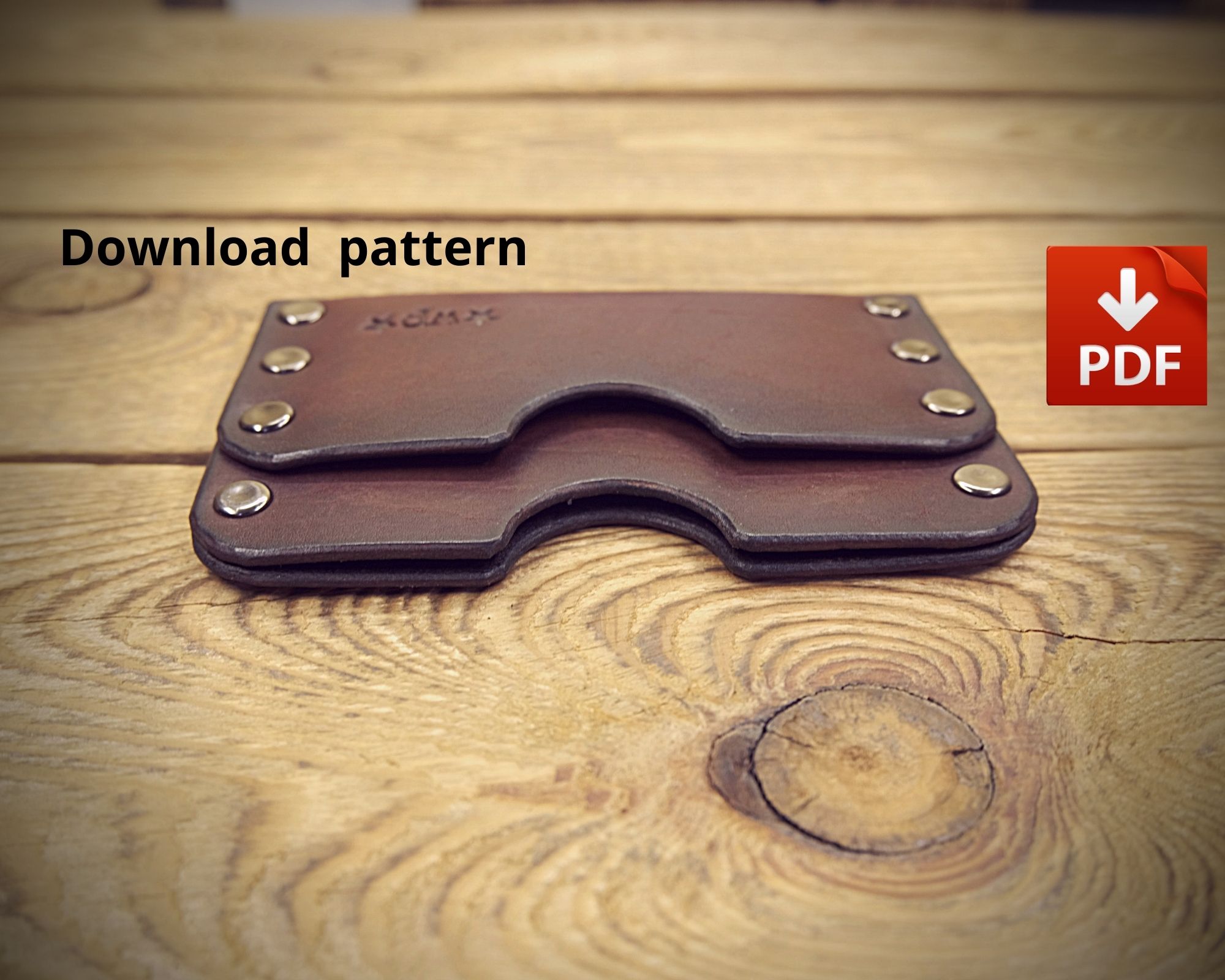 Rivet wallet - pdf pattern. MW1 - Inspire Uplift