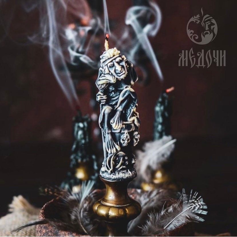 Candle Mold / Resin Mold / Soap Mold : “Baba Yaga small” | Inspire Uplift