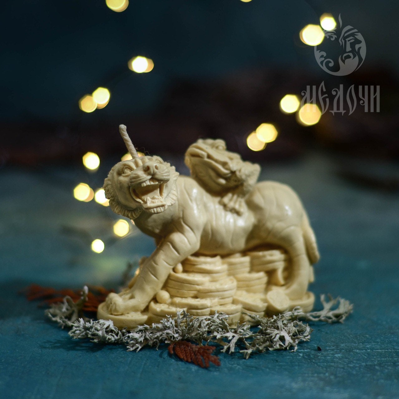 Mold for candle toad on tiger, symbol 2022 tigers molds | Inspire Uplift