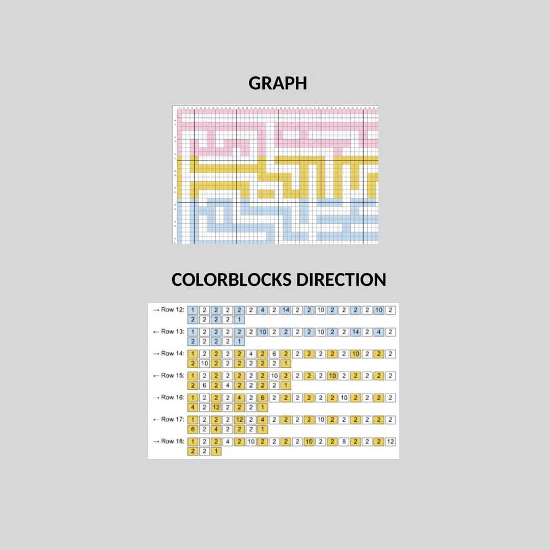 Loop yarn Maze blanket knitting pattern PDF - Inspire Uplift