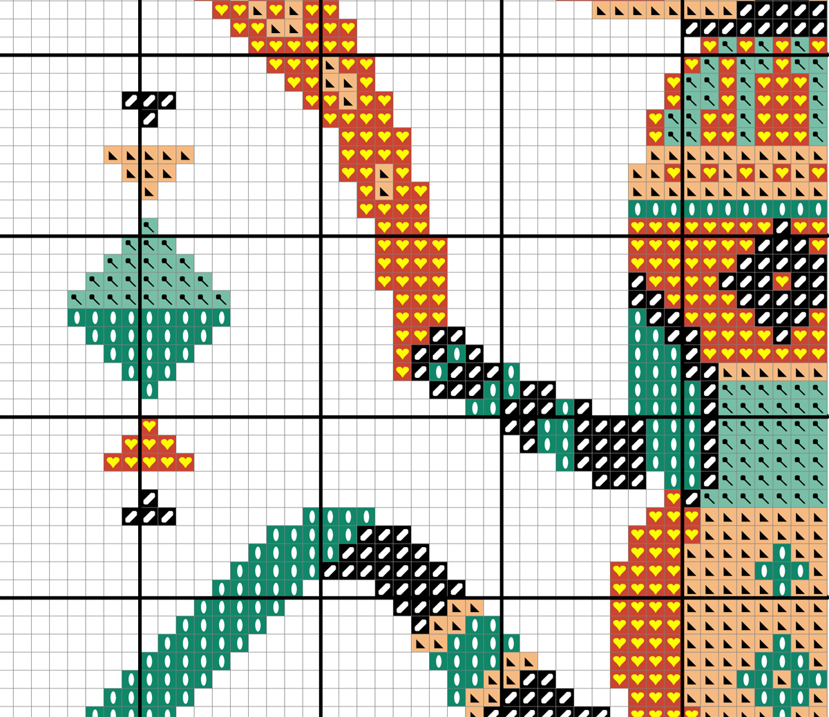 Insects Cross Stitch Pattern. Ant cross stitch pattern. Scan - Inspire ...