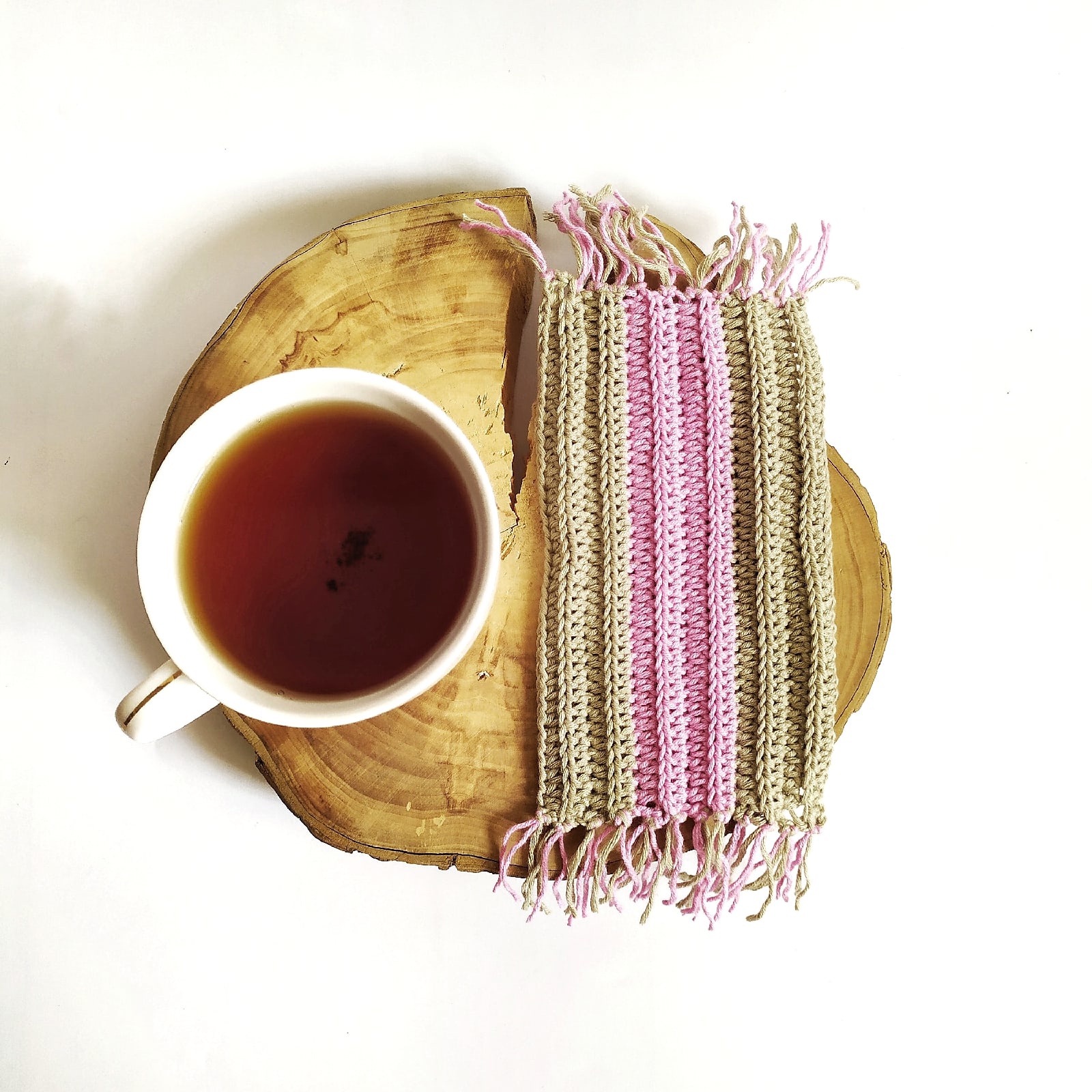 Rectangular Mug coaster crochet pattern pdf - Inspire Uplift