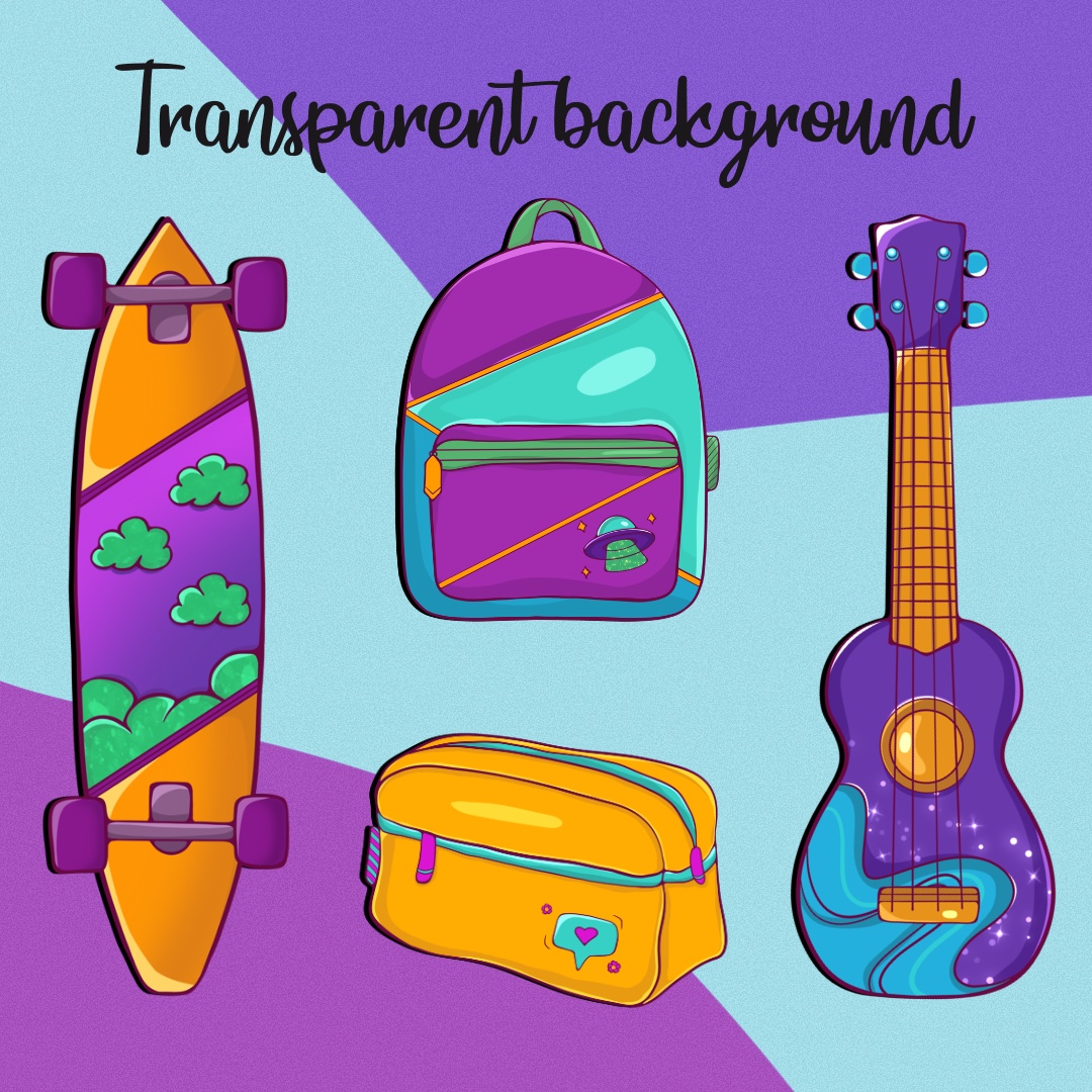 Back To School Clipart, School Supplies PNG, High School Ill - Inspire ...