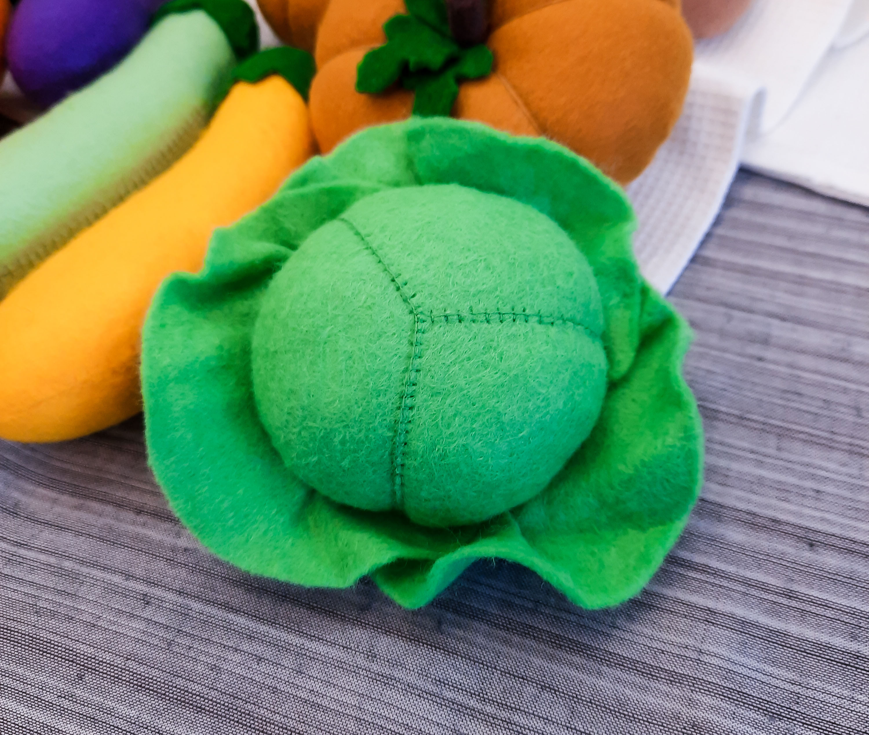 Felt play food set, felt food, felt vegetables, fake food, c - Inspire ...