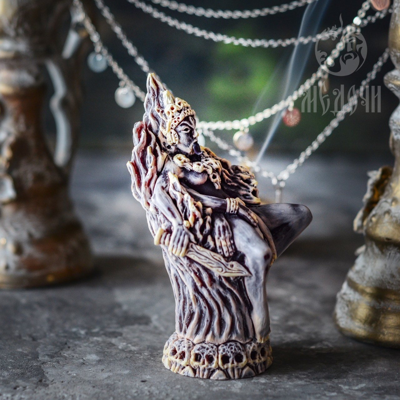 The goddess of death Kali, Hinduism, Feng Shui Molds | Inspire Uplift