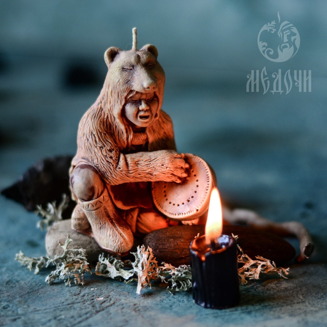 Shaman silicone mold for candles, resin, soap | Inspire Uplift