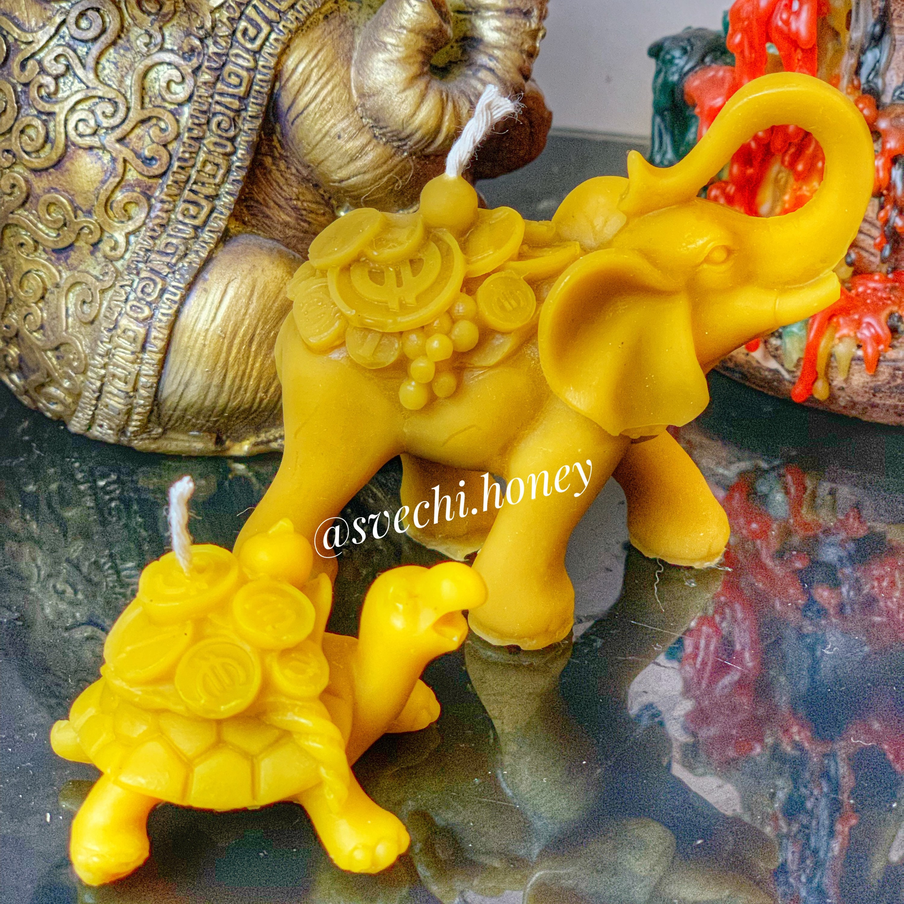 Silicone molds Feng Shui, «Money Elephant", "Money Turtle", - Inspire ...