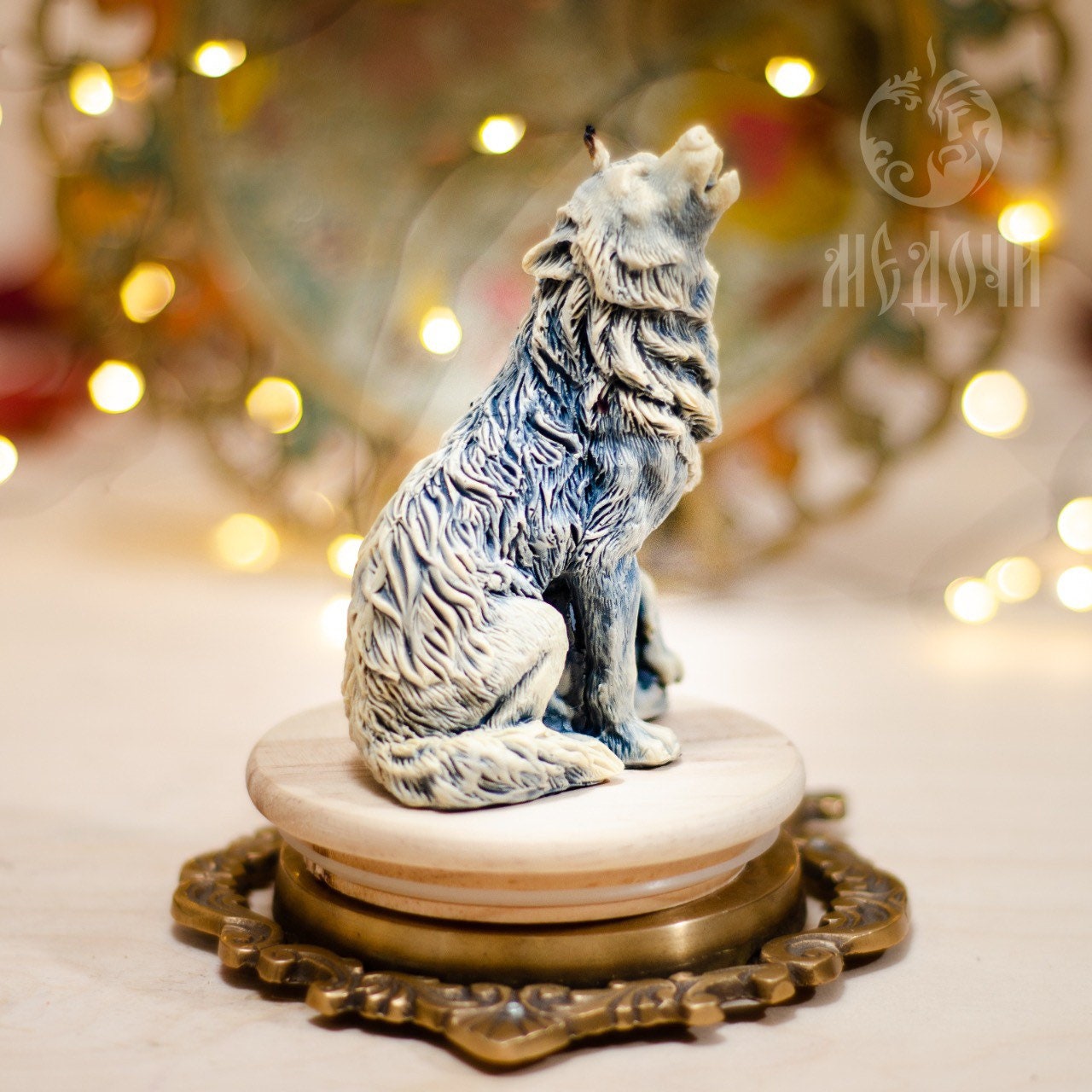 Wolf, silicone mold for candles, soap. Resin mold. Gypsum mo | Inspire ...