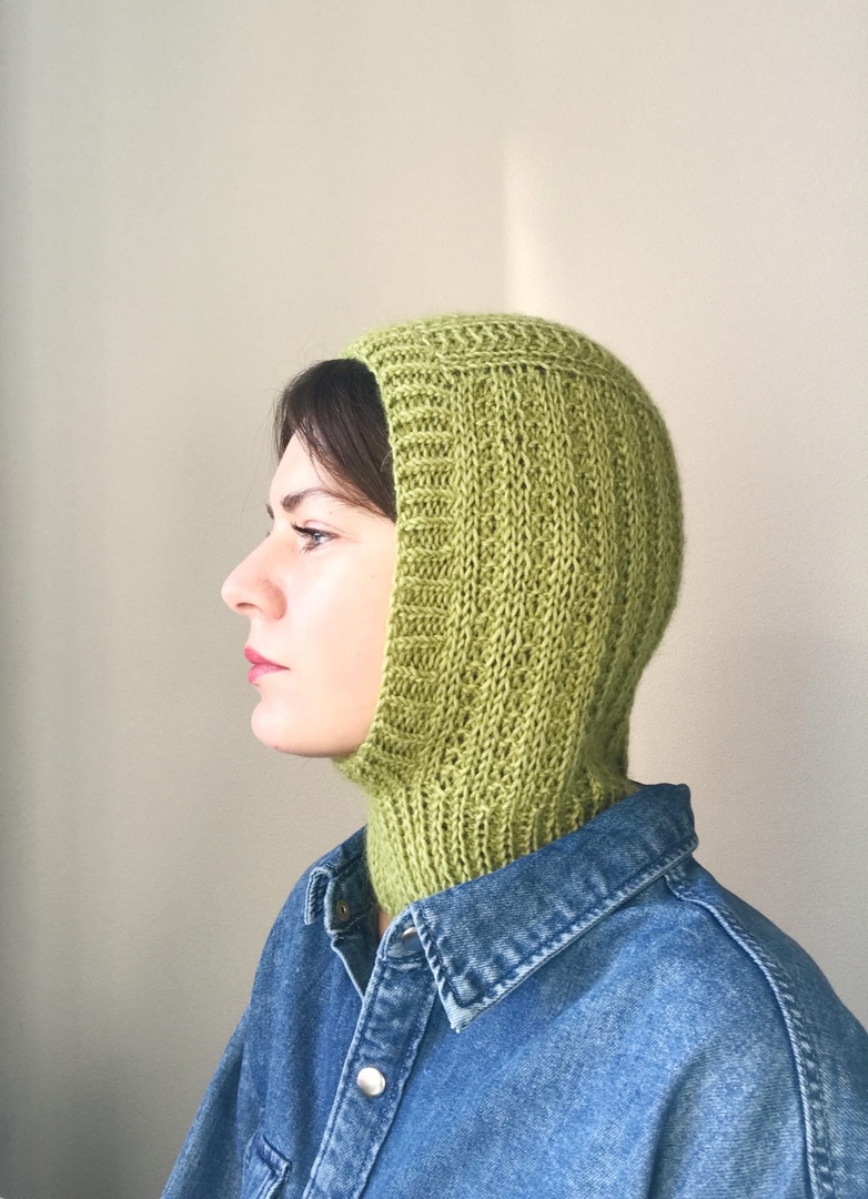 Cashmere merino wool hand knitted balaclava | Inspire Uplift