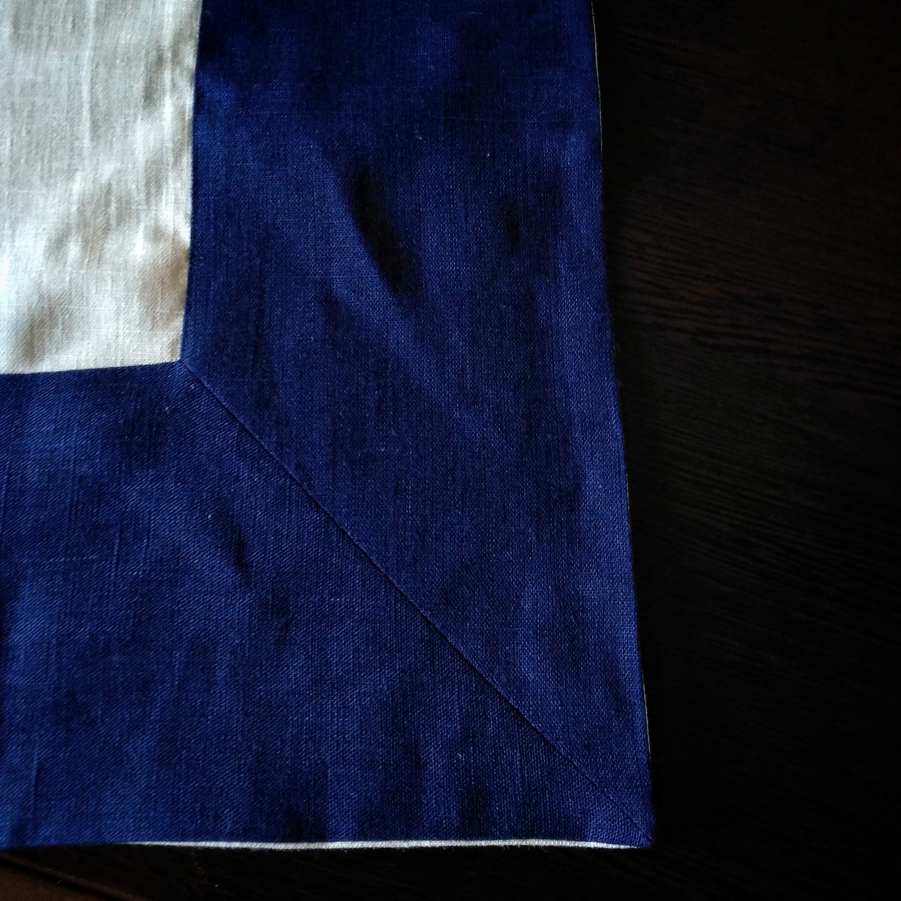 Linen tablecloth 35.43 x 35.43 inches Dense Fabric Handmade - Inspire ...