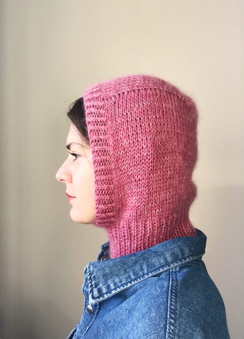 Cashmere merino wool hand knitted balaclava | Inspire Uplift