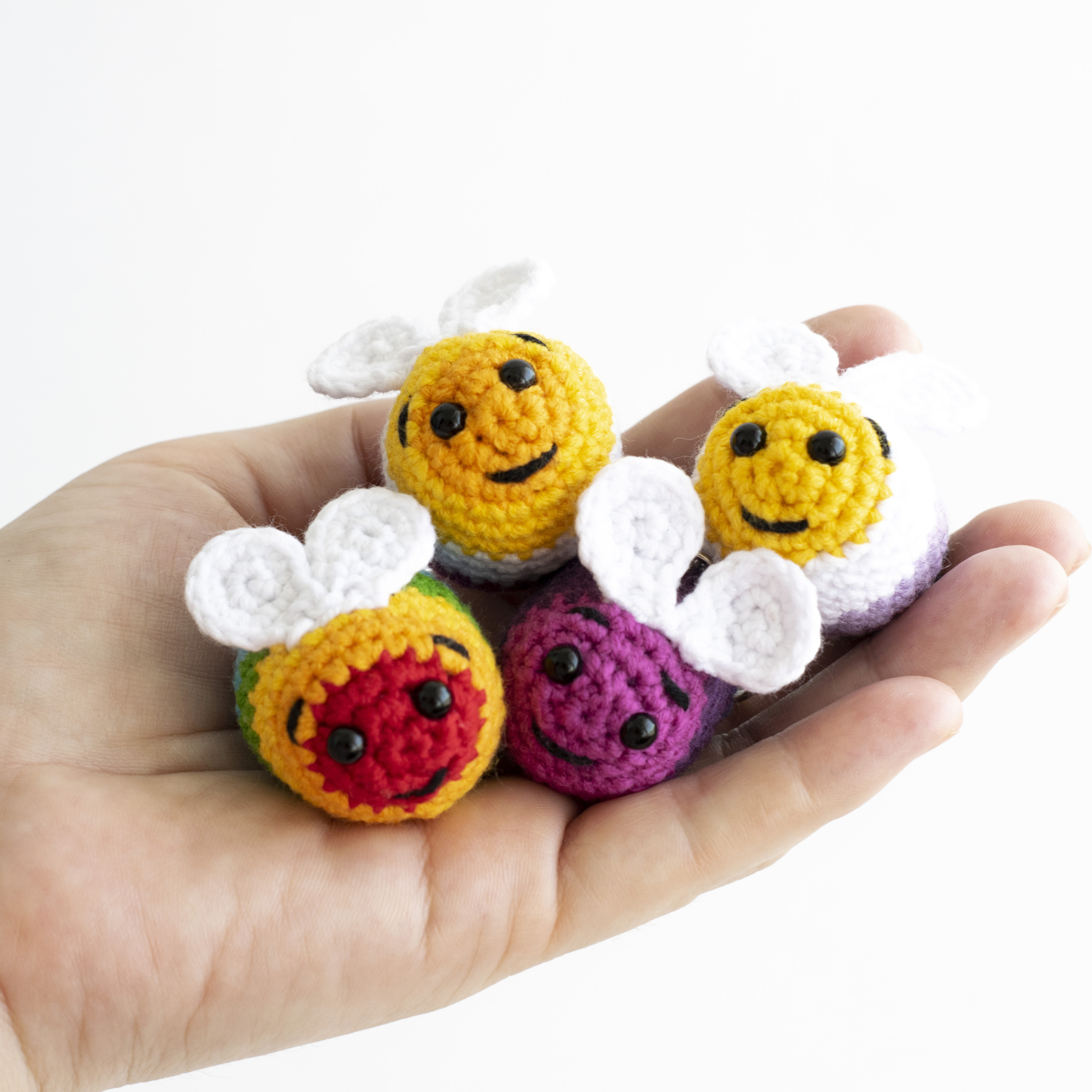 Keychain crocheted bee, LGBTQ Pride Flags, Gay, Lesbian, Non - Inspire ...