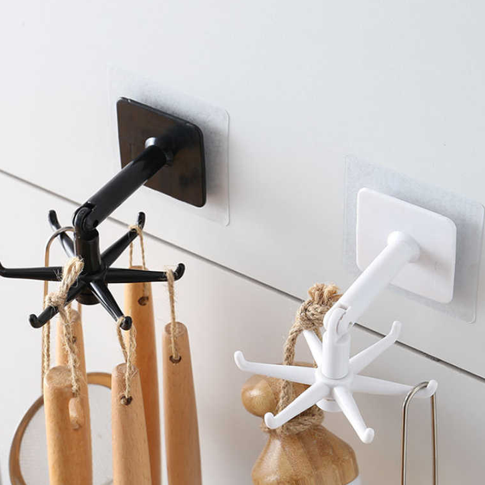 360° Rotating Folding Self-Adhesive Hook | Inspire Uplift