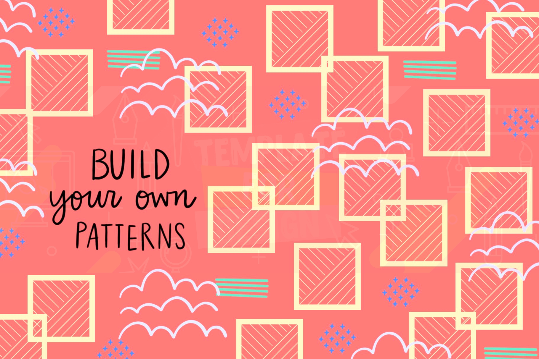 Procreate Stamp Shapes Set, Procreate brushes, Procreate sta - Inspire ...