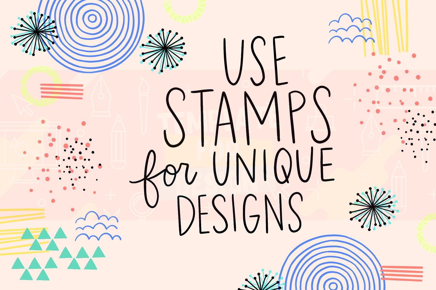 Procreate Stamp Shapes Set, Procreate brushes, Procreate sta - Inspire ...
