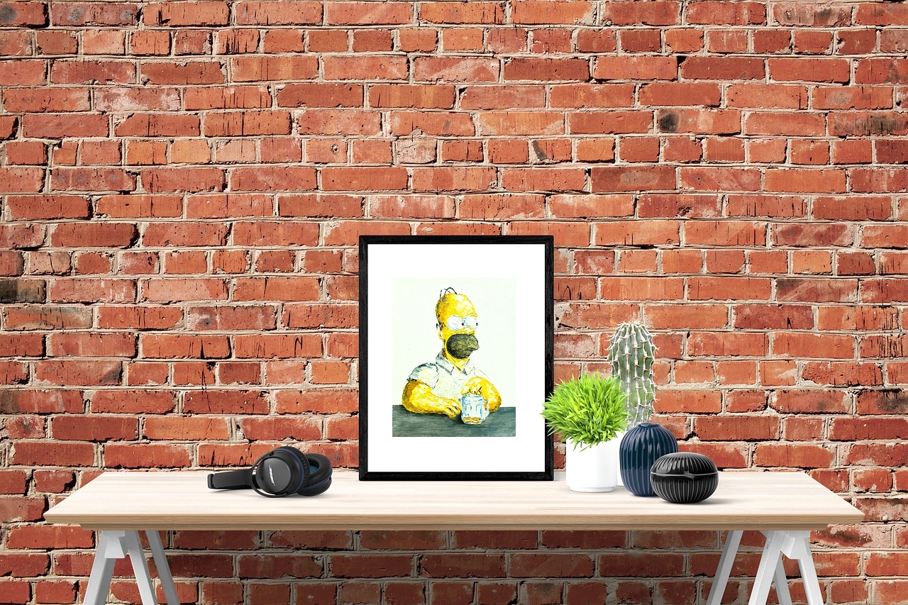 Homer Original Painting / Homer Simpson Wall Art / The Simps - Inspire ...