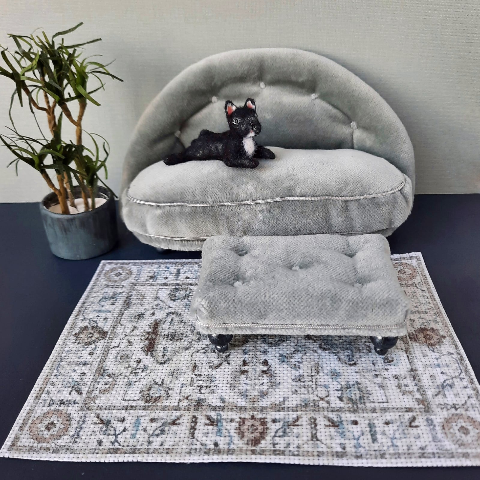 Easy tutorial PDF Dollhouse Area Rug. DIY miniature things. - Inspire ...