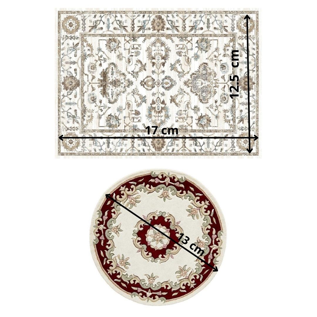 Easy tutorial PDF Dollhouse Area Rug. DIY miniature things. - Inspire ...