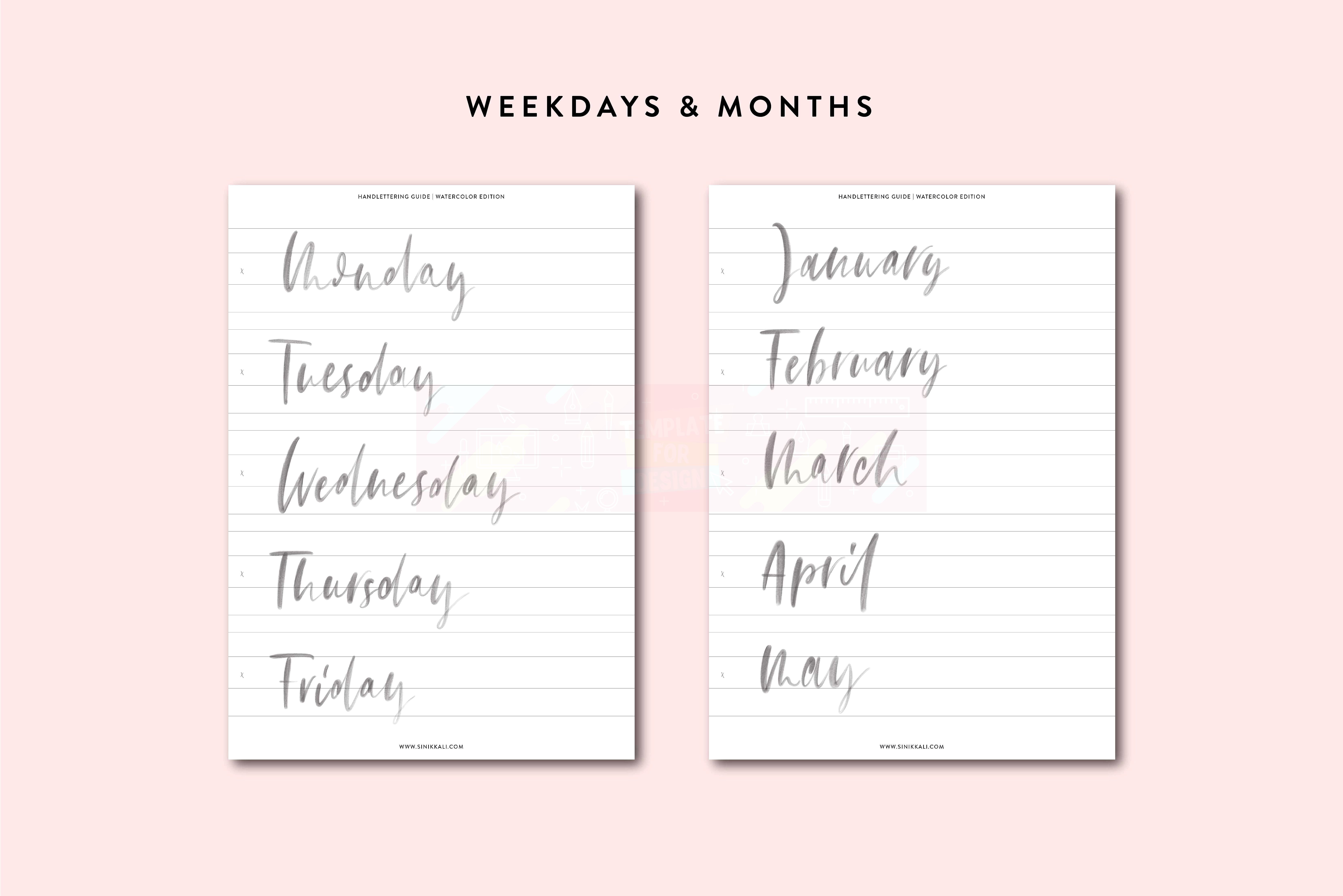 Procreate Hand Lettering Kit\ Procreate Stamp\ procreate bru - Inspire ...