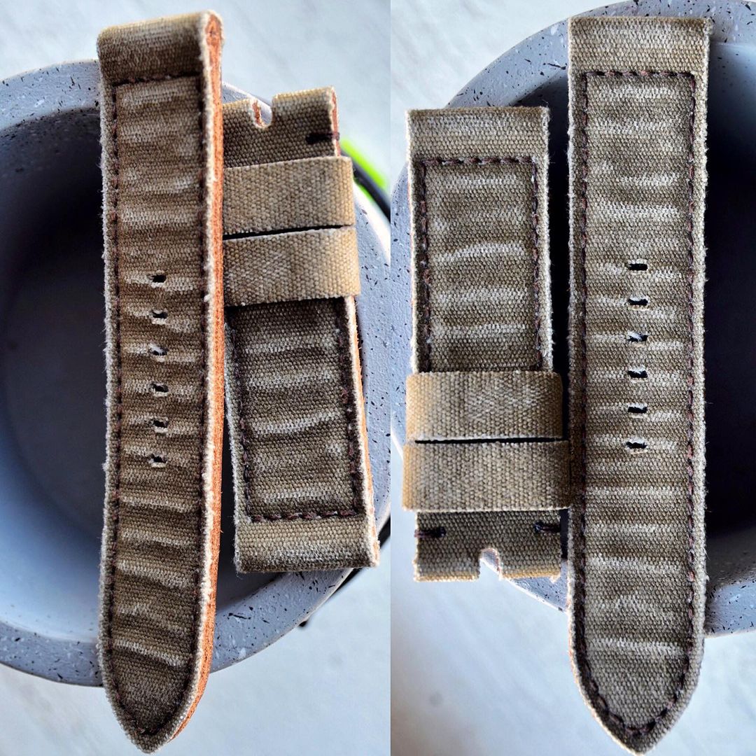 Khaki vintage canvas strap | Inspire Uplift