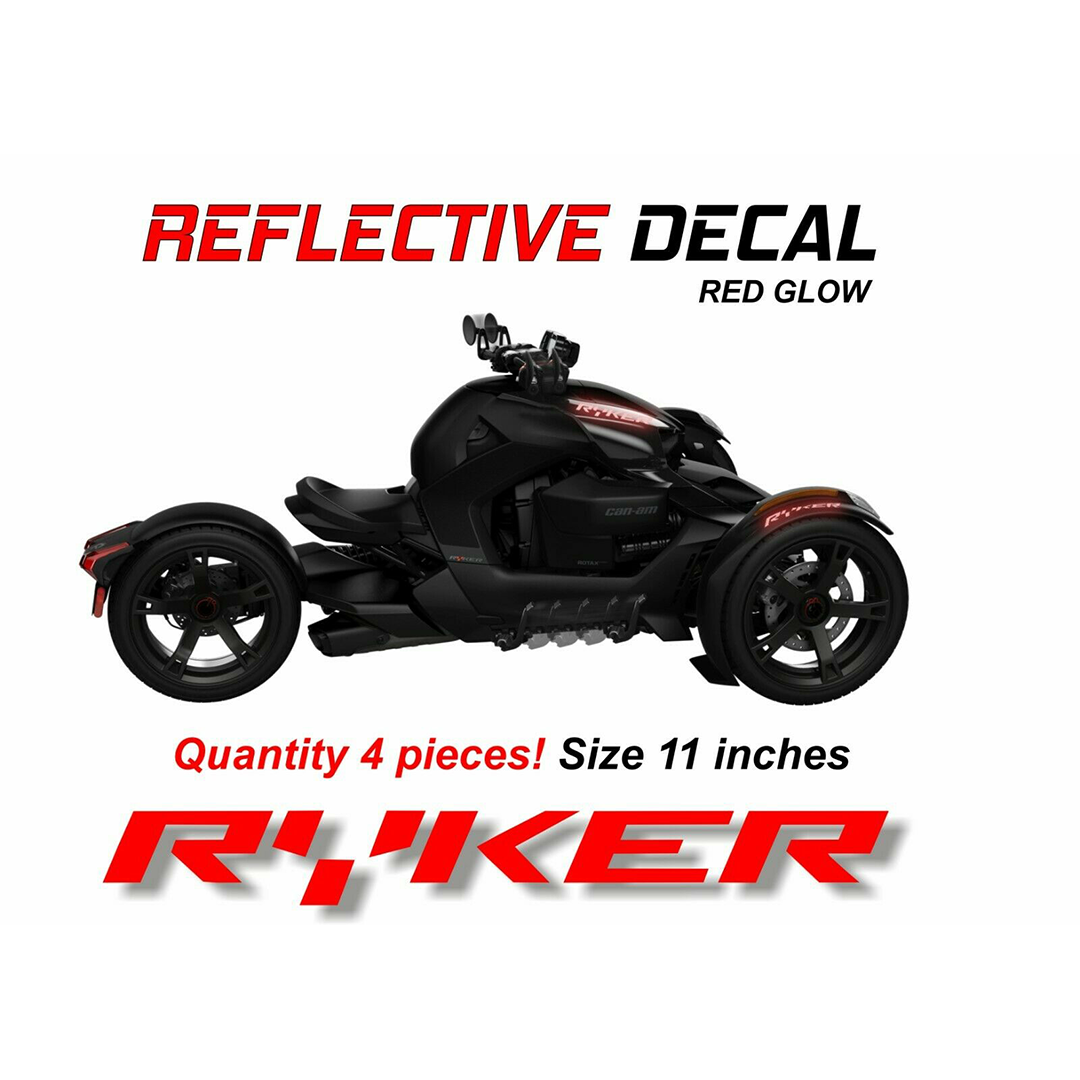 BRP Can Am RYKER REFLECTIVE DECAL STICKER | Inspire Uplift