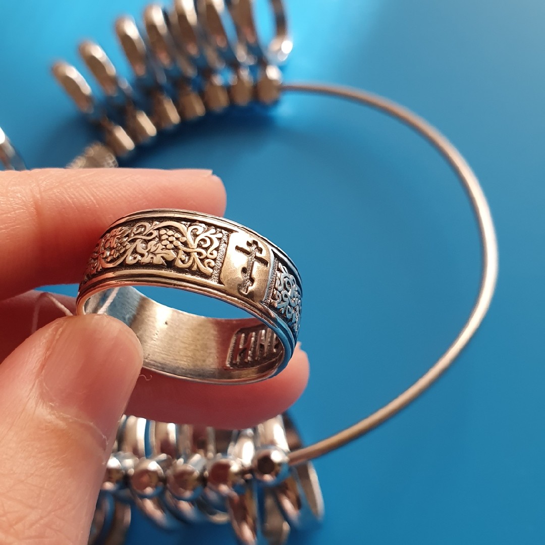 Religious Christian Ring Silver plated free shipping sizes a - Inspire ...