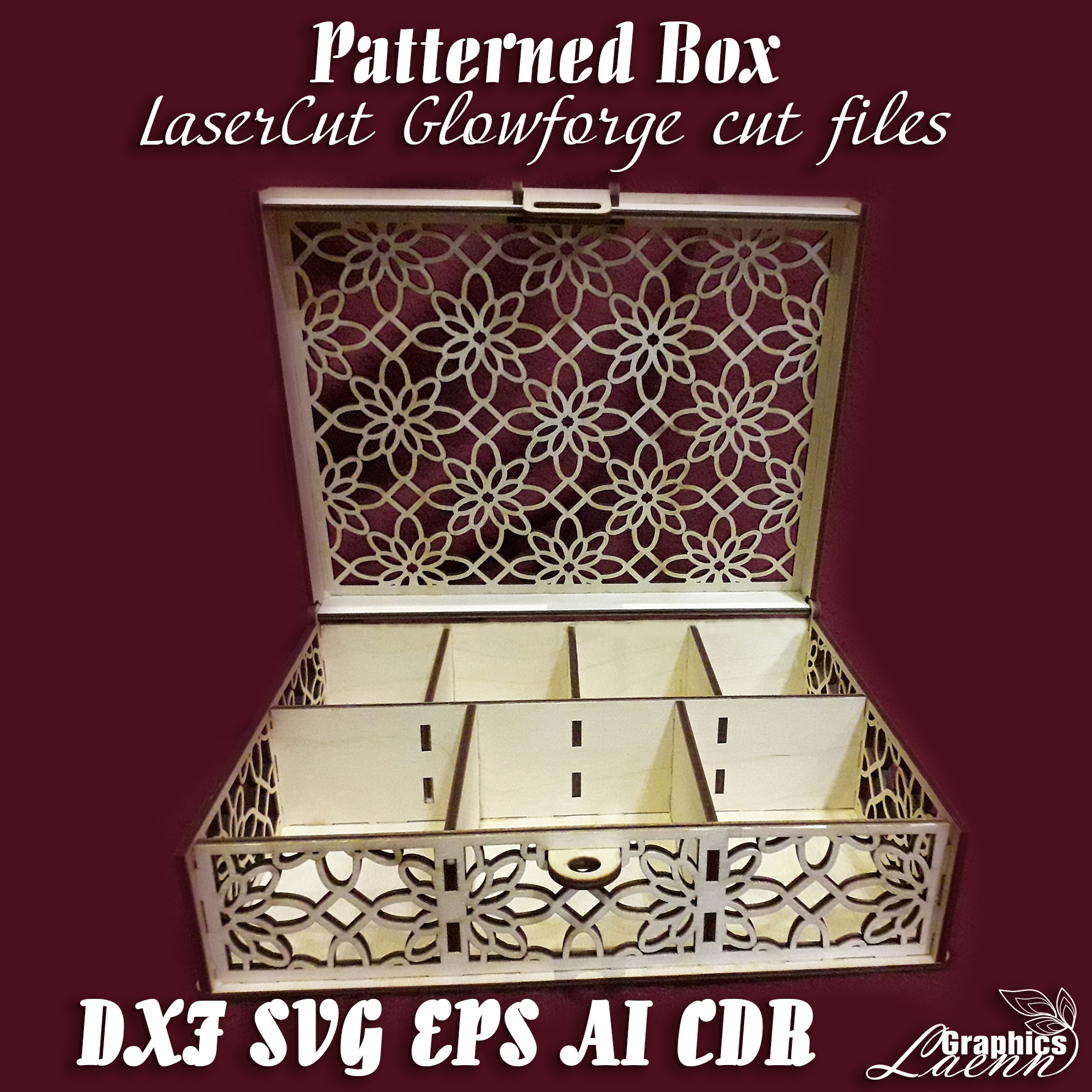 Multifunctional BOX vector model for laser cut cnc plan, 3 a | Inspire ...